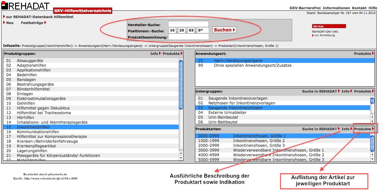 Hilfsmittel - pharma4u